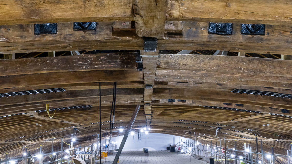 The hidden history of the Corn Exchange timber roof | Brighton Dome